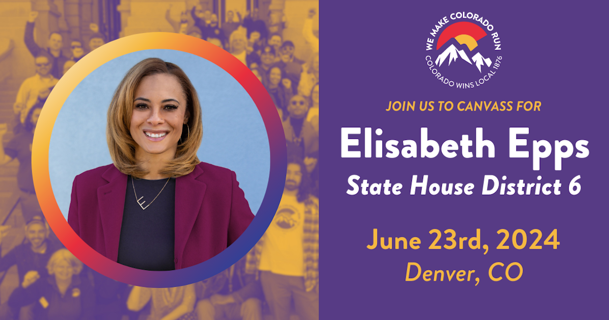 Canvass for Elisabeth Epps | Denver · Colorado Wins